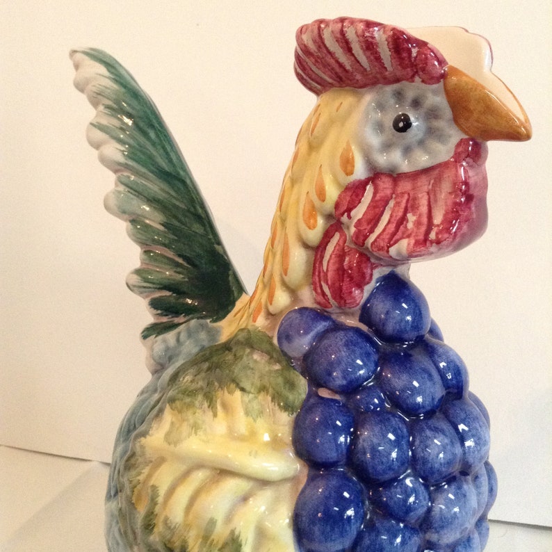 Italian Intrada Ceramic Rooster Pitcher | Etsy Italian Intrada Ceramic Rooster Pitcher | Etsy
