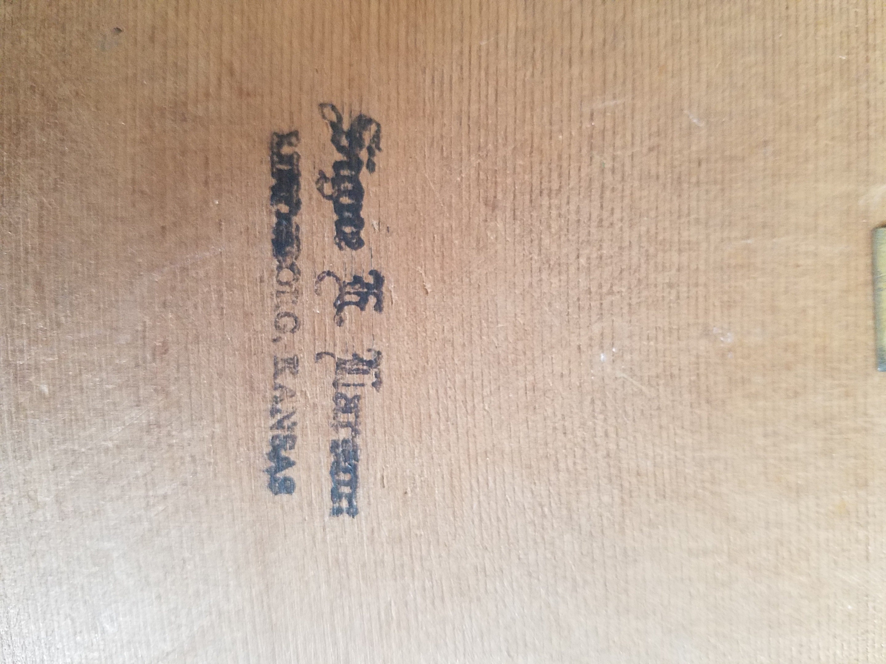 Signe Larson Vintage Original Oil on Board Painting of Tree - Etsy UK