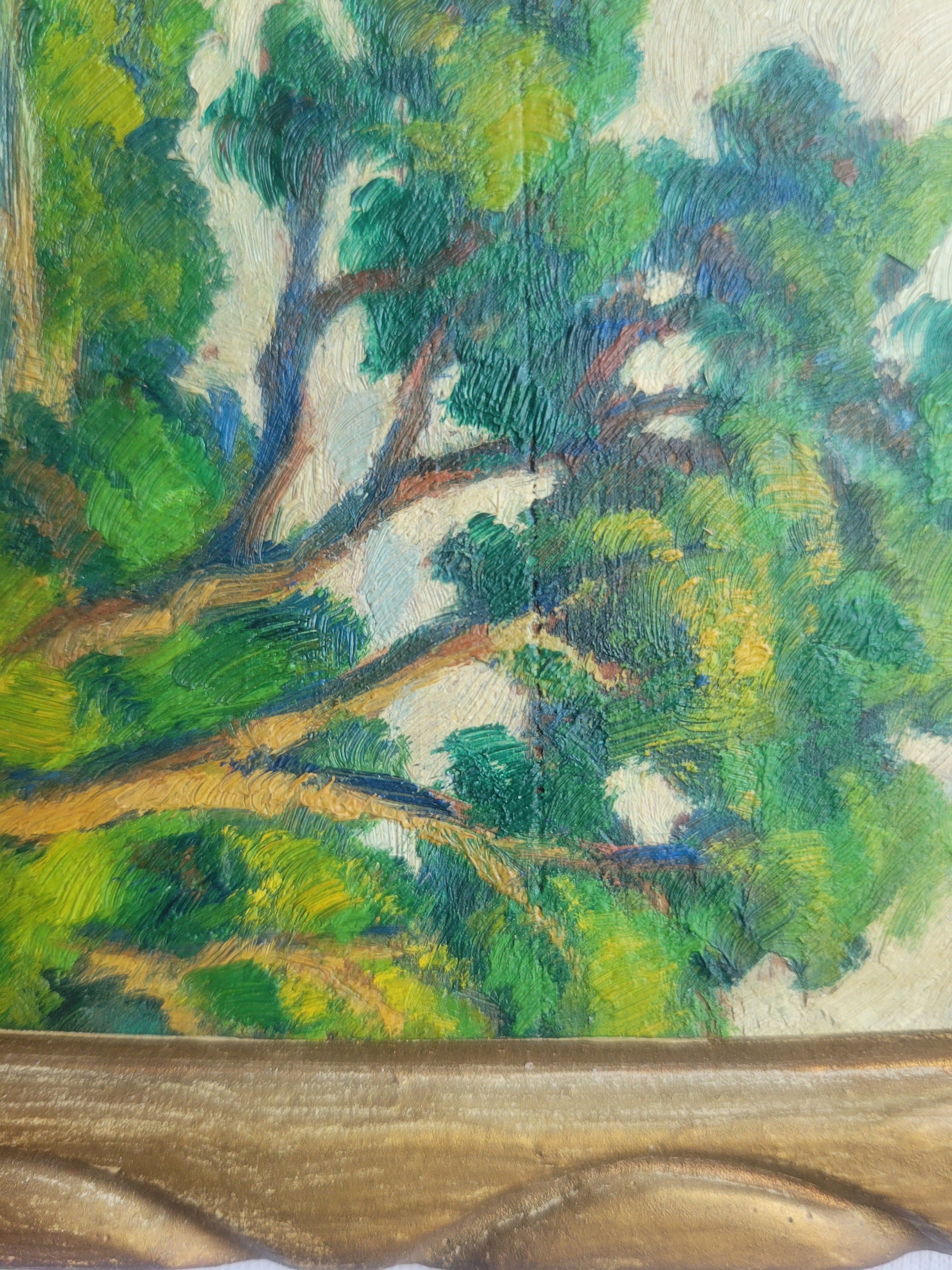 Signe Larson Vintage Original Oil on Board Painting of Tree - Etsy UK