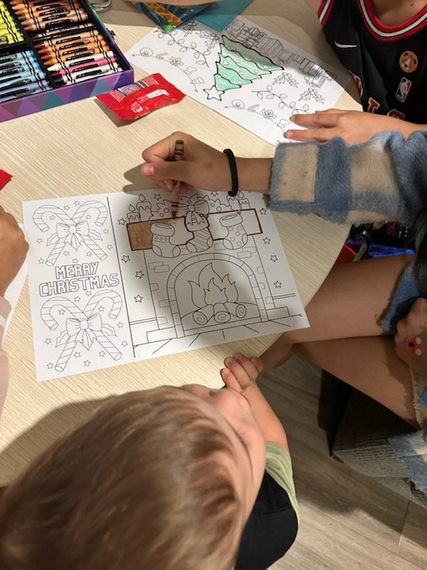 10 Christmas Colouring Pages, Christmas Printable, Christmas Activity ...