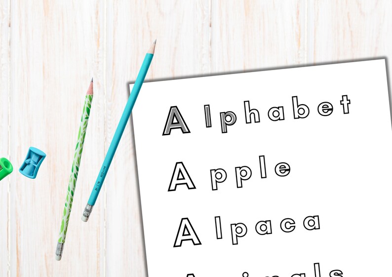 Abc Tracing Cards, Alphabet Printable, Letters Handwriting Practice ...