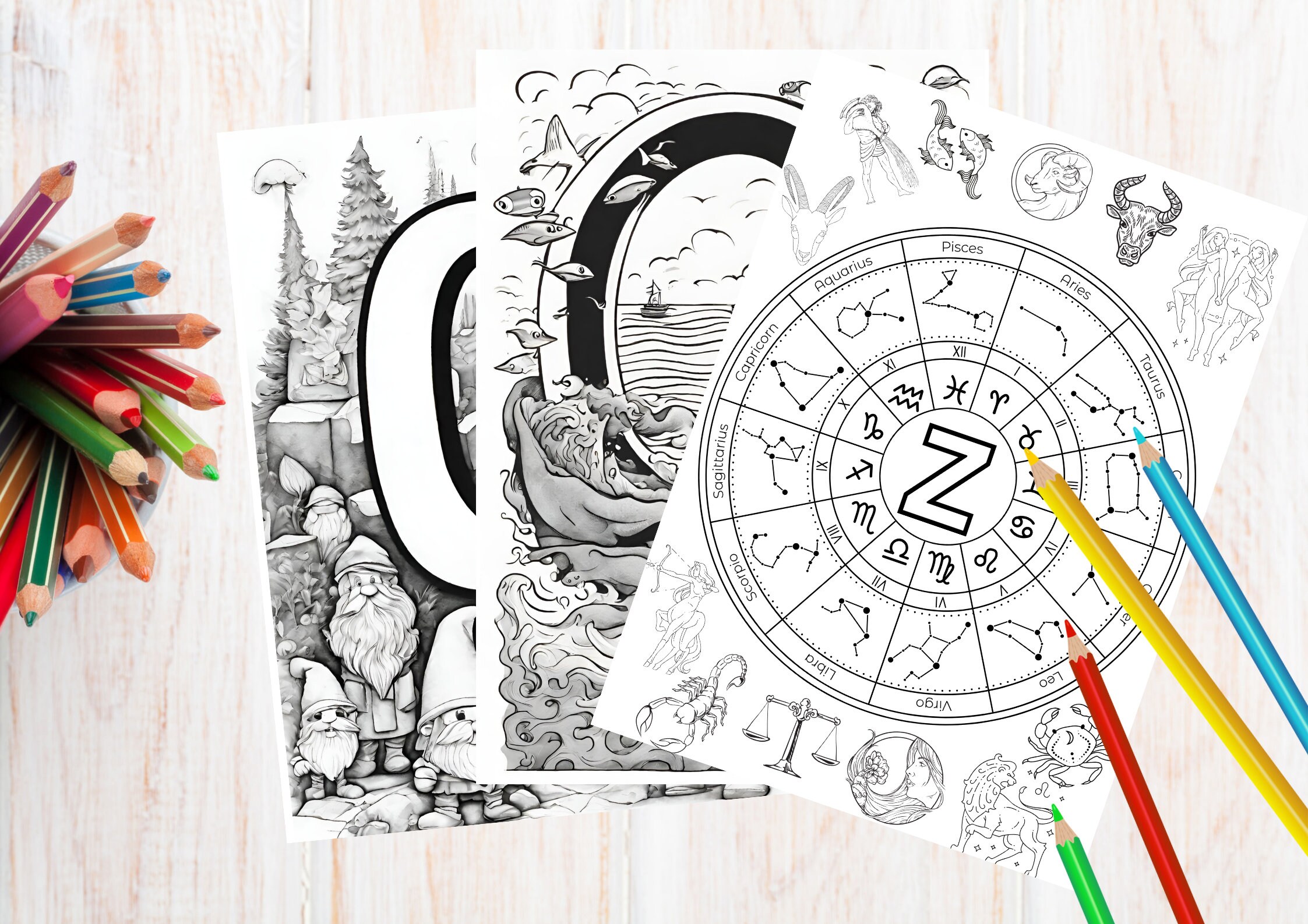 A-Z Alphabet Colouring Pages, Children's Learning Activity, Party Games ...