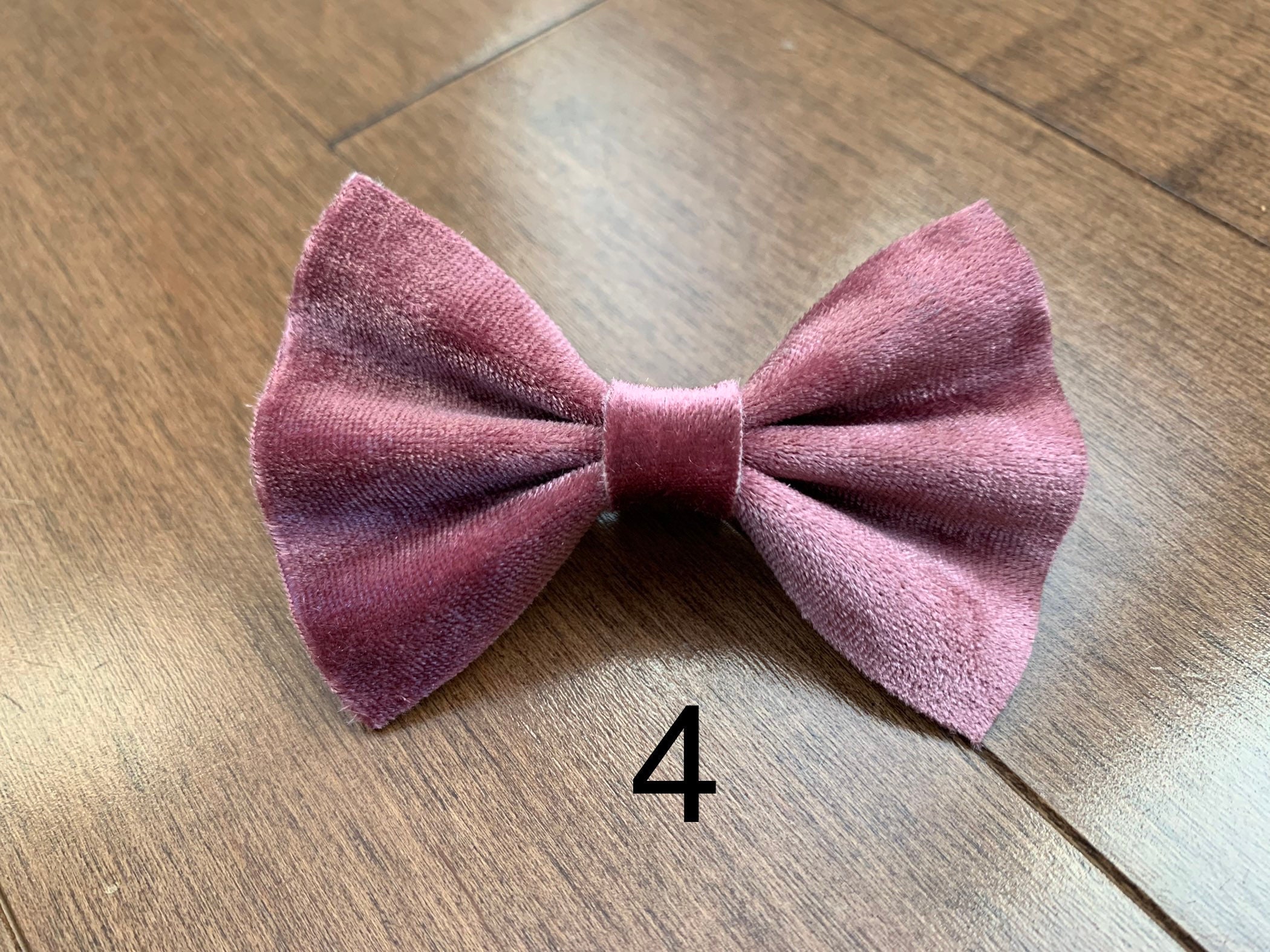 Crushed Velvet Hair Bow | Etsy