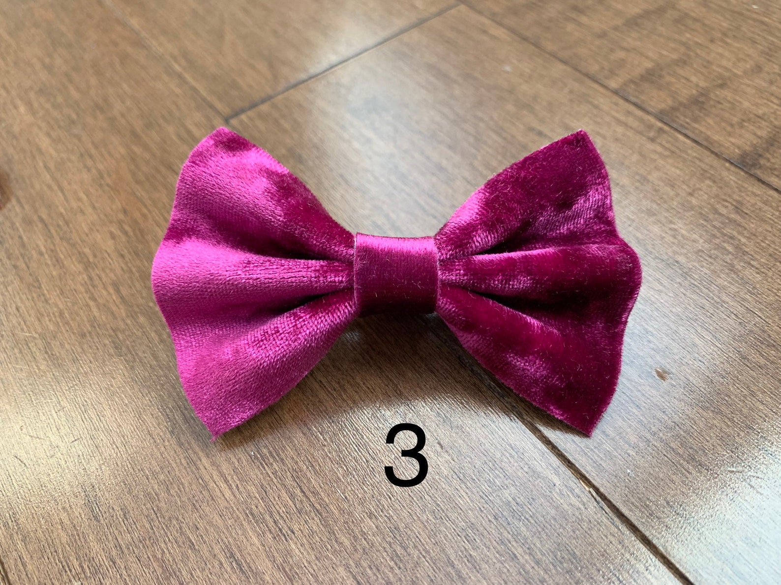 Crushed Velvet Hair Bow | Etsy