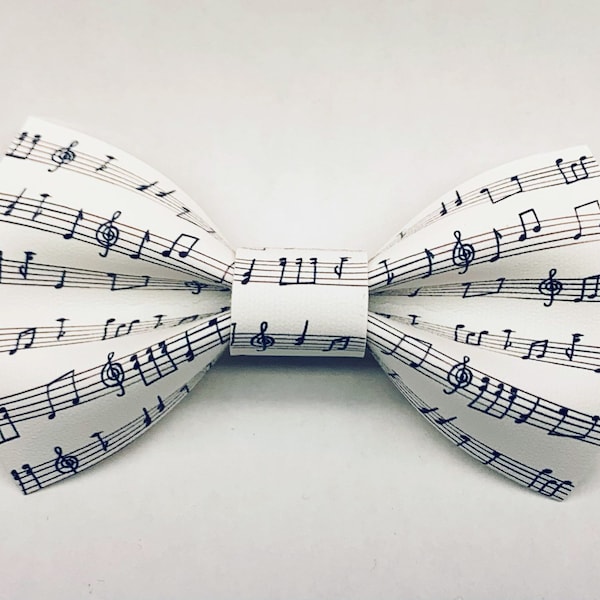 Music Notes Bow Tie - Etsy