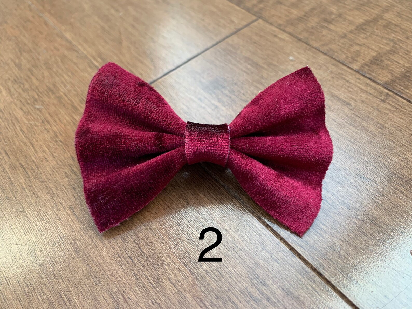Crushed Velvet Hair Bow - Etsy