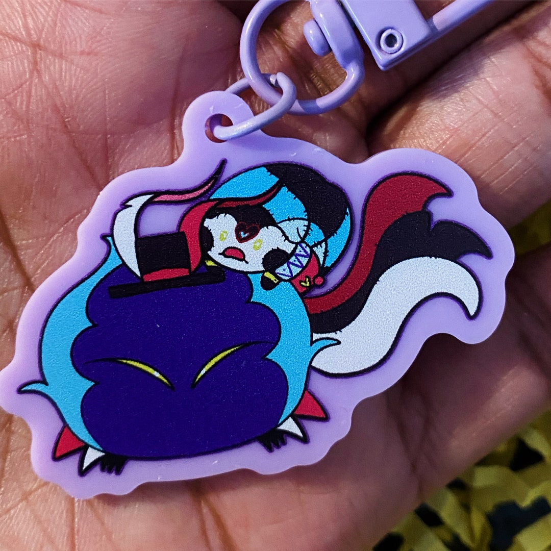 Ozzie and Fizz/ Chibi/ Plushie Characters/ Helluva Boss/ Acrylic Charms ...