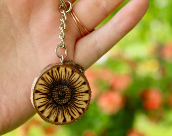 Wooden Key Ring - Etsy