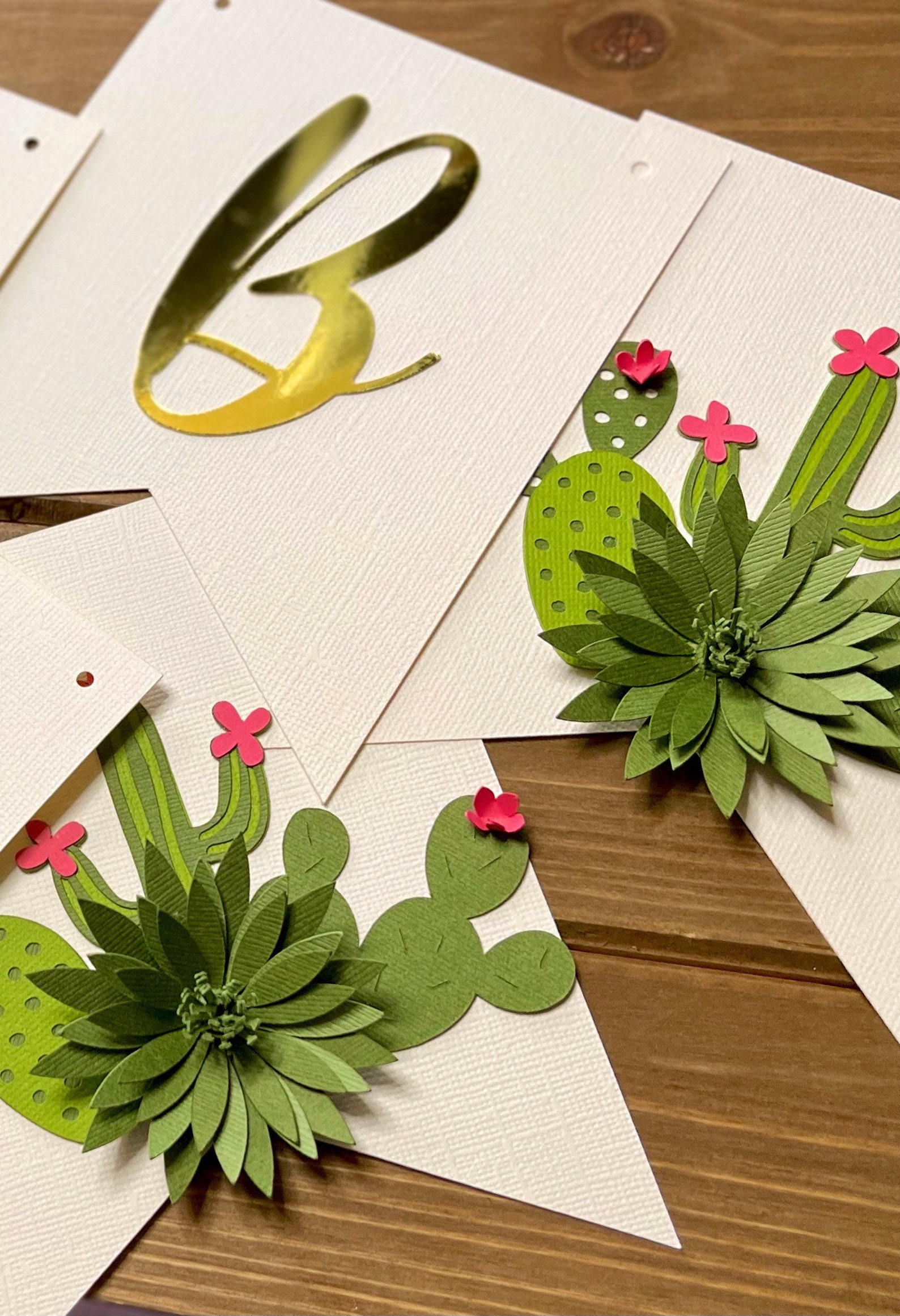 Cactus Baby Shower Banner Welcome Baby Banner Succulent - Etsy