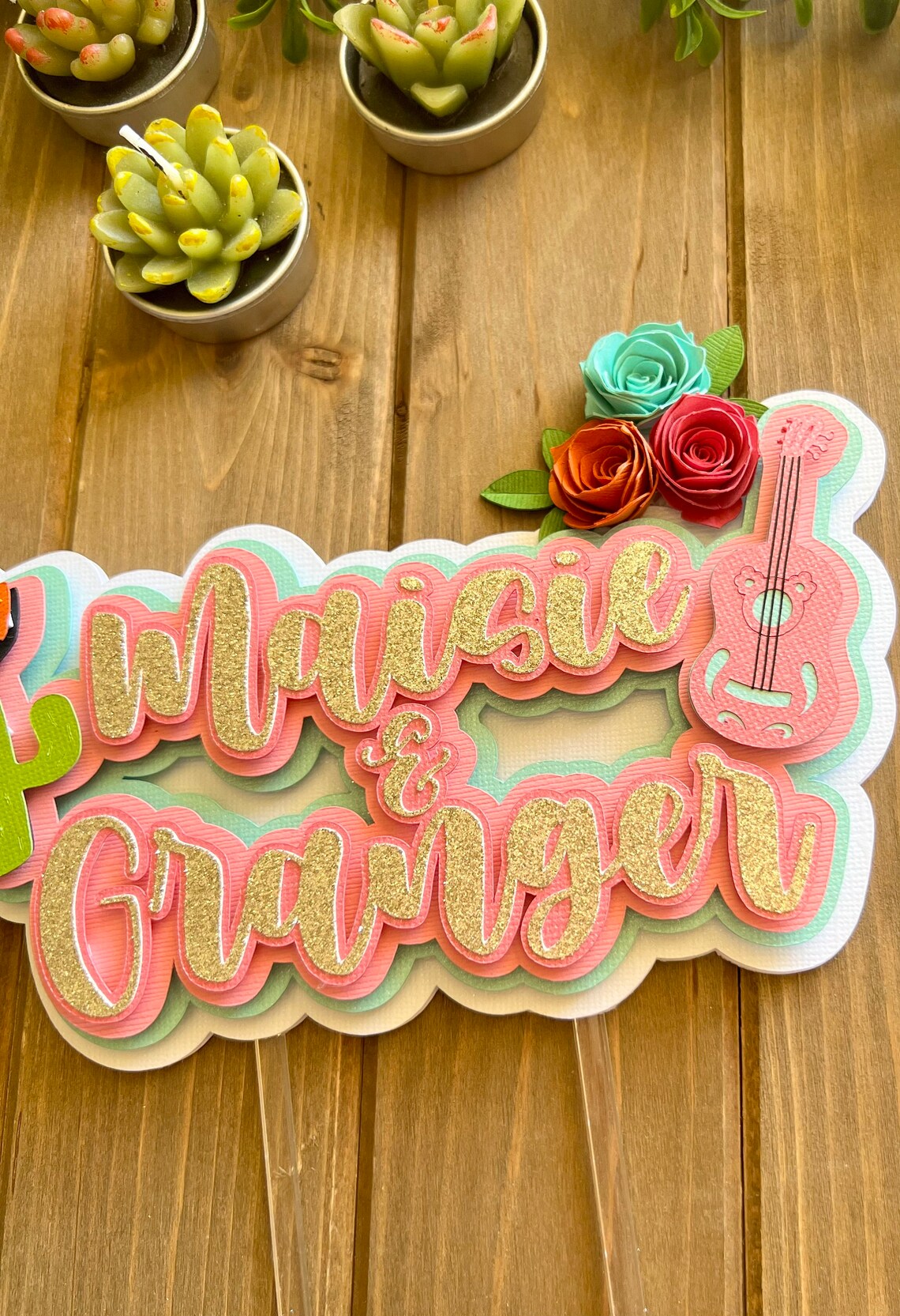 Fiesta Cake Topper Fiesta Birthday Cake Topper Personalized - Etsy