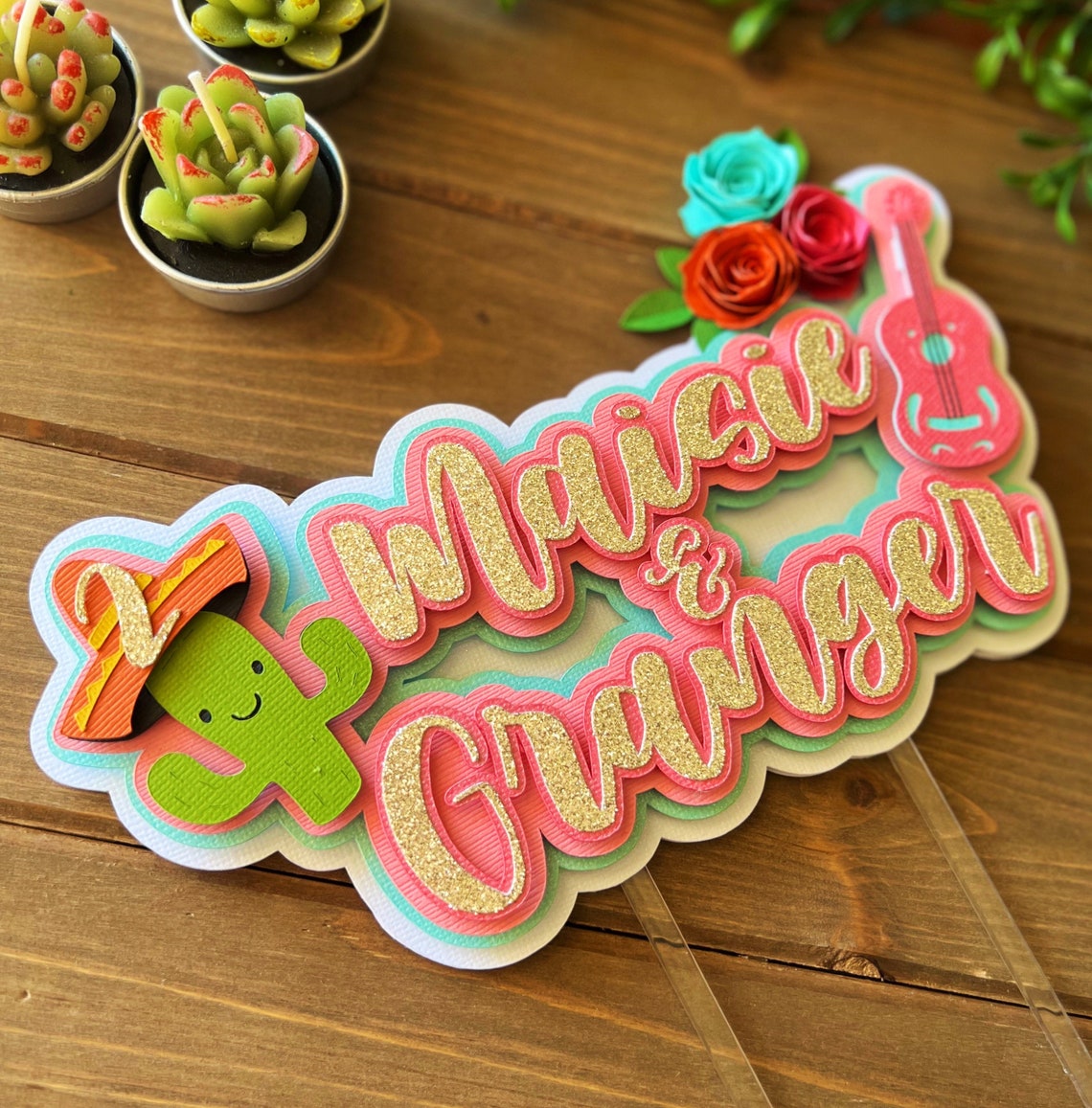 Fiesta Cake Topper Fiesta Birthday Cake Topper Personalized - Etsy
