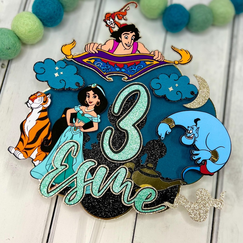 Jasmine Cake Topper - Etsy