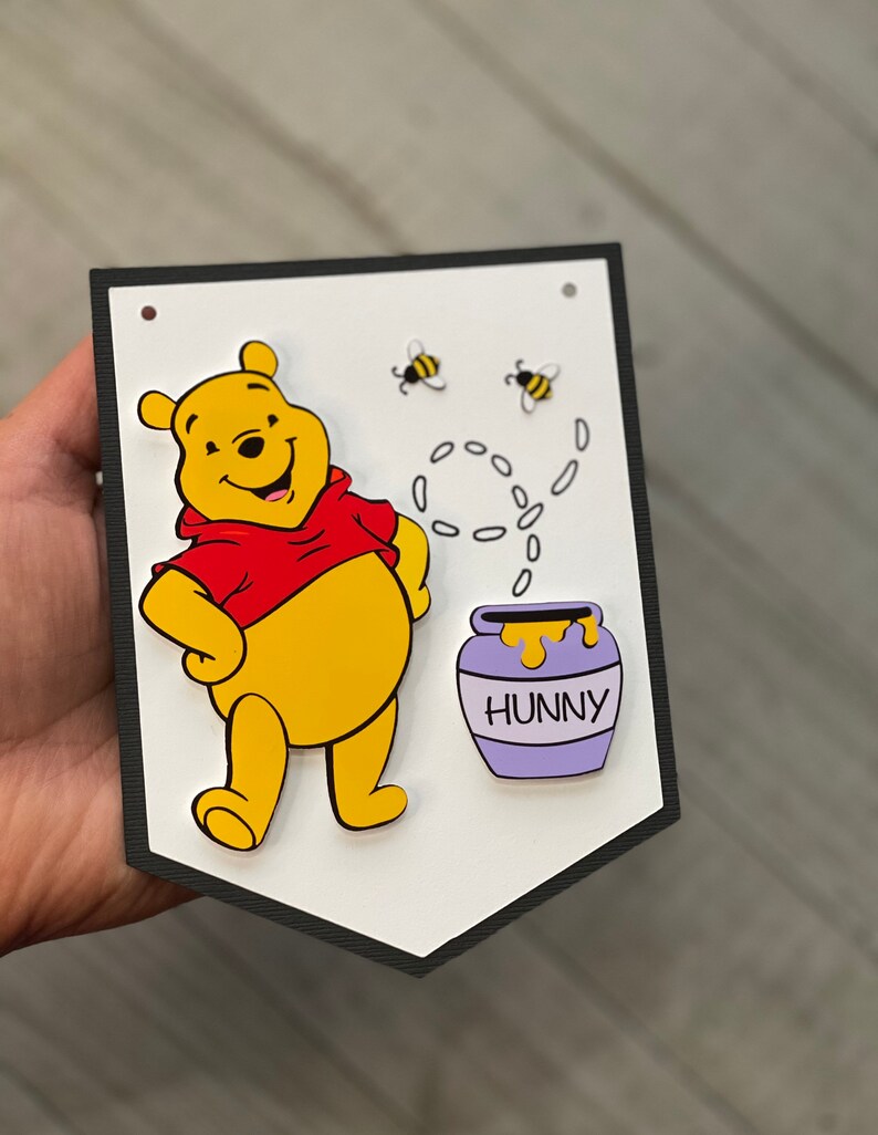 Winnie the Pooh Name Banner Winnie the Pooh Personalized | Etsy