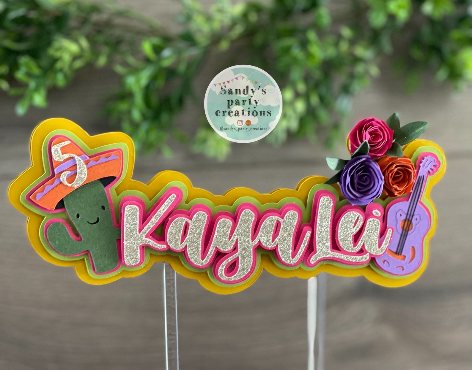 Fiesta Cake Topper Fiesta Birthday Cake Topper - Etsy