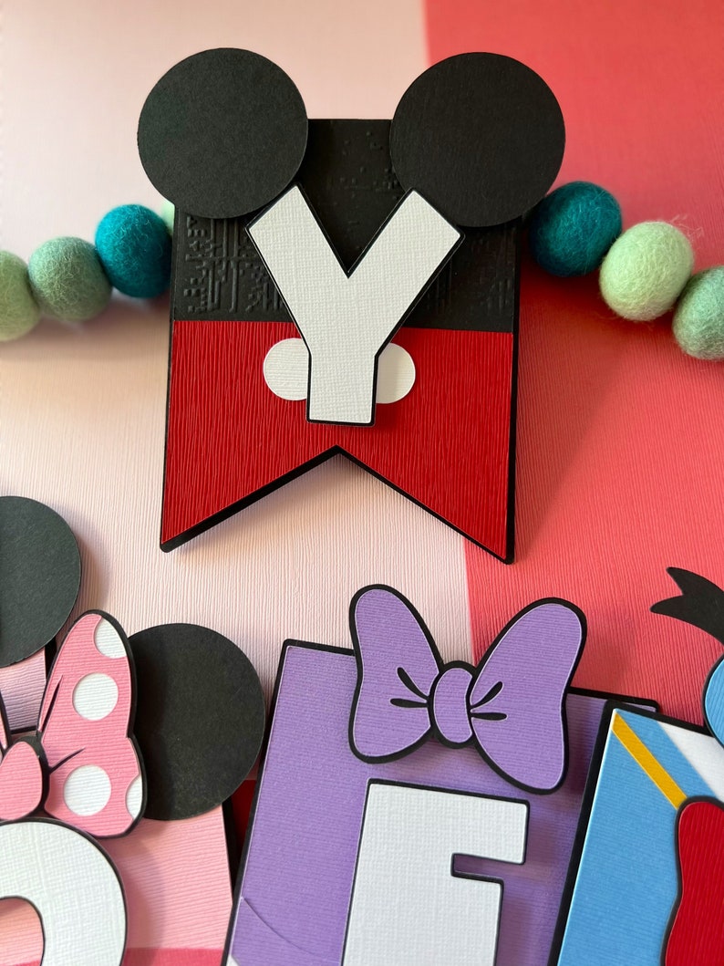 Mickey Mouse and Friends Inspired Personalized Banner - Etsy