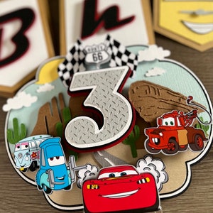 Cars Cake Topper - Etsy