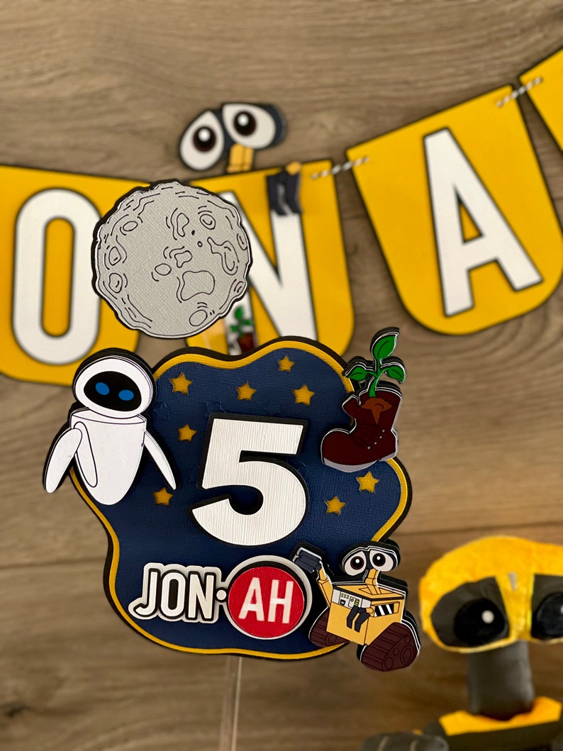 Wall-e Cake Topper: Personalized Birthday Party Decor - Etsy