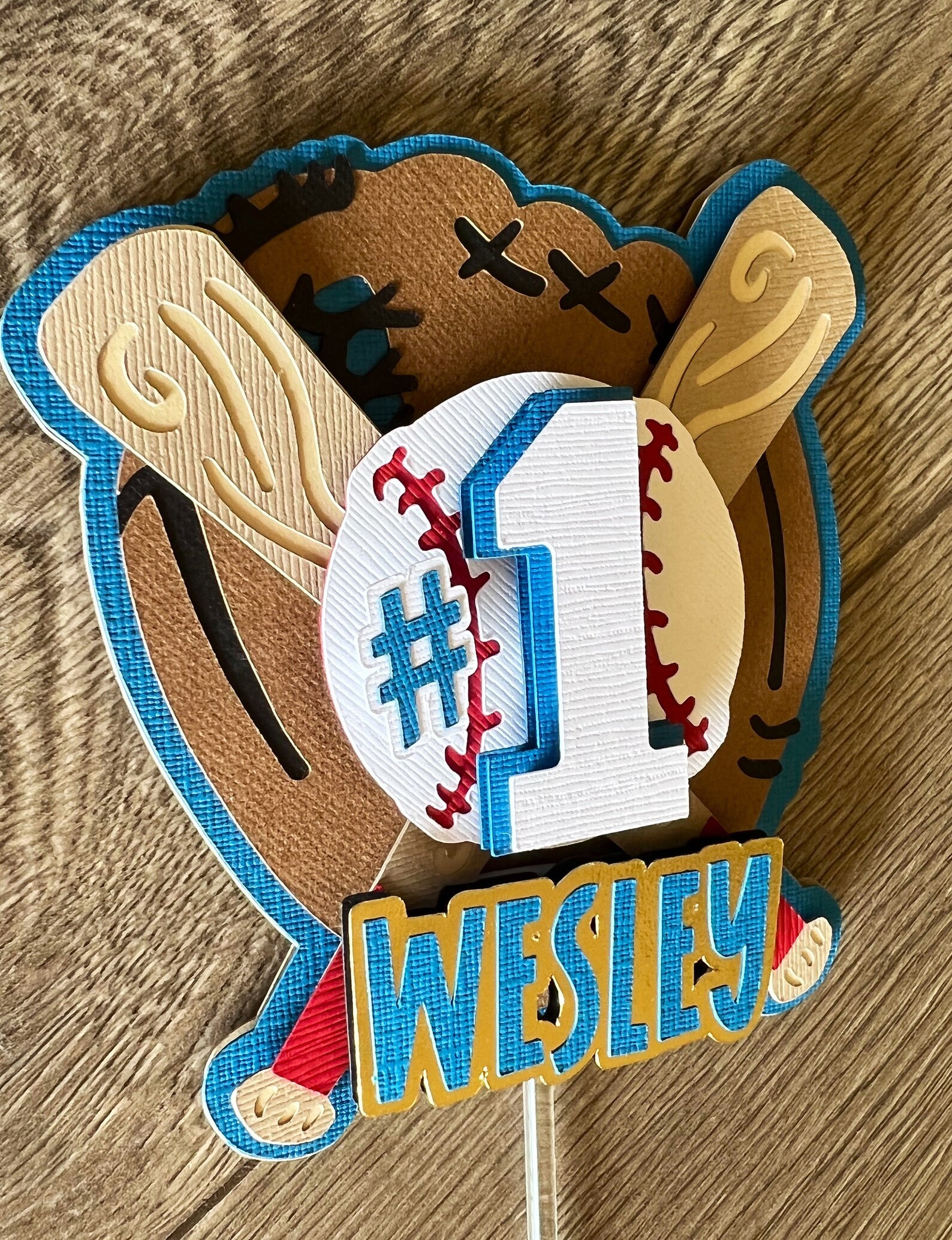 Baseball Cake Topper T Ball Cake Topper Rookie of the Year - Etsy