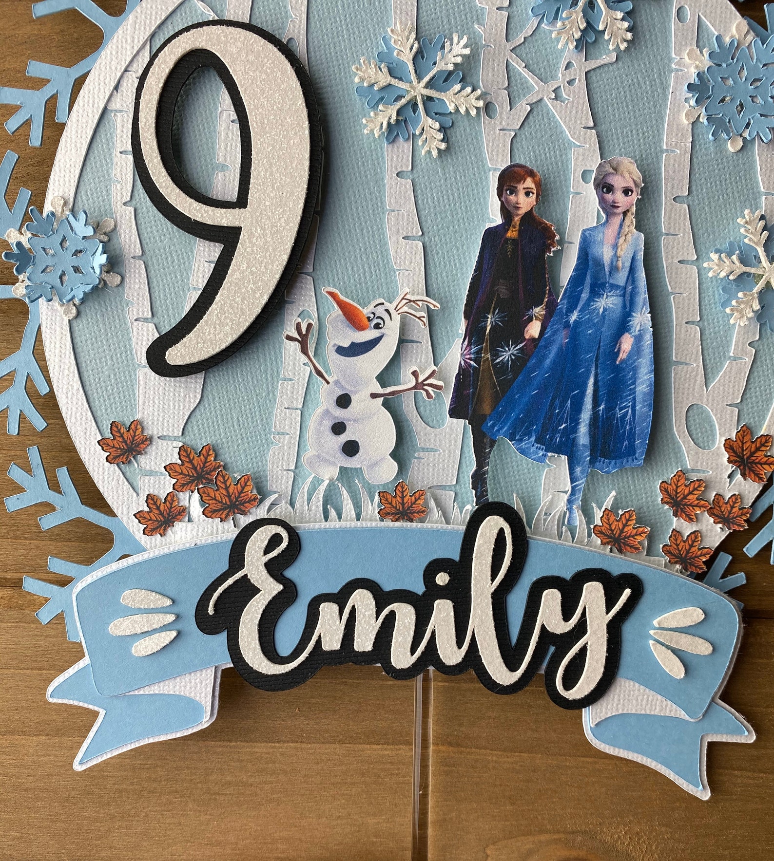 Frozen 2 cake topper Frozen birthday Frozen party | Etsy