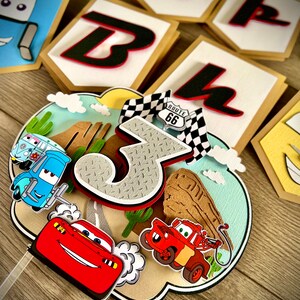 Cars Cake Topper - Etsy