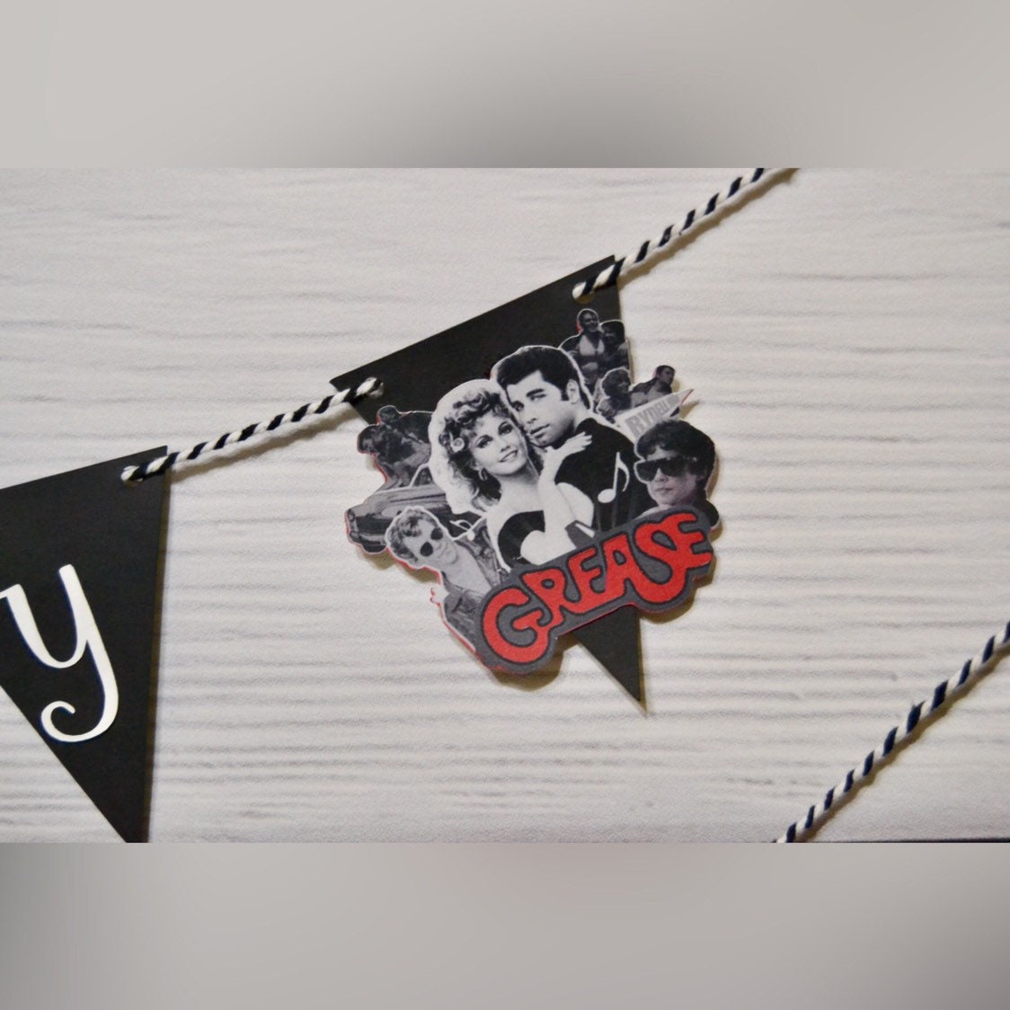 Grease Birthday Banner, Grease Themed Party - Etsy