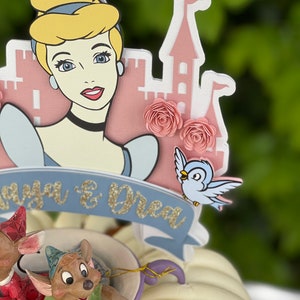 Cinderella Birthday Cake Topper, Cinderella Party Decoration - Etsy