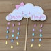 Cloud Cake Topper Rainbow Cloud Cake Topper Pastel Cake - Etsy