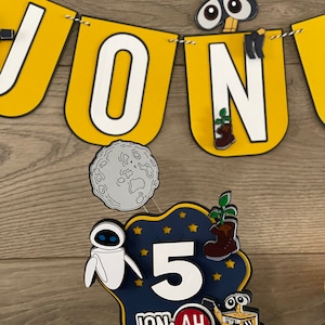 Wall-e Cake Topper: Personalized Birthday Party Decor - Etsy