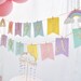 Pastel Rainbow Birthday Banner / Rainbow Happy Birthday banner - Etsy ...
