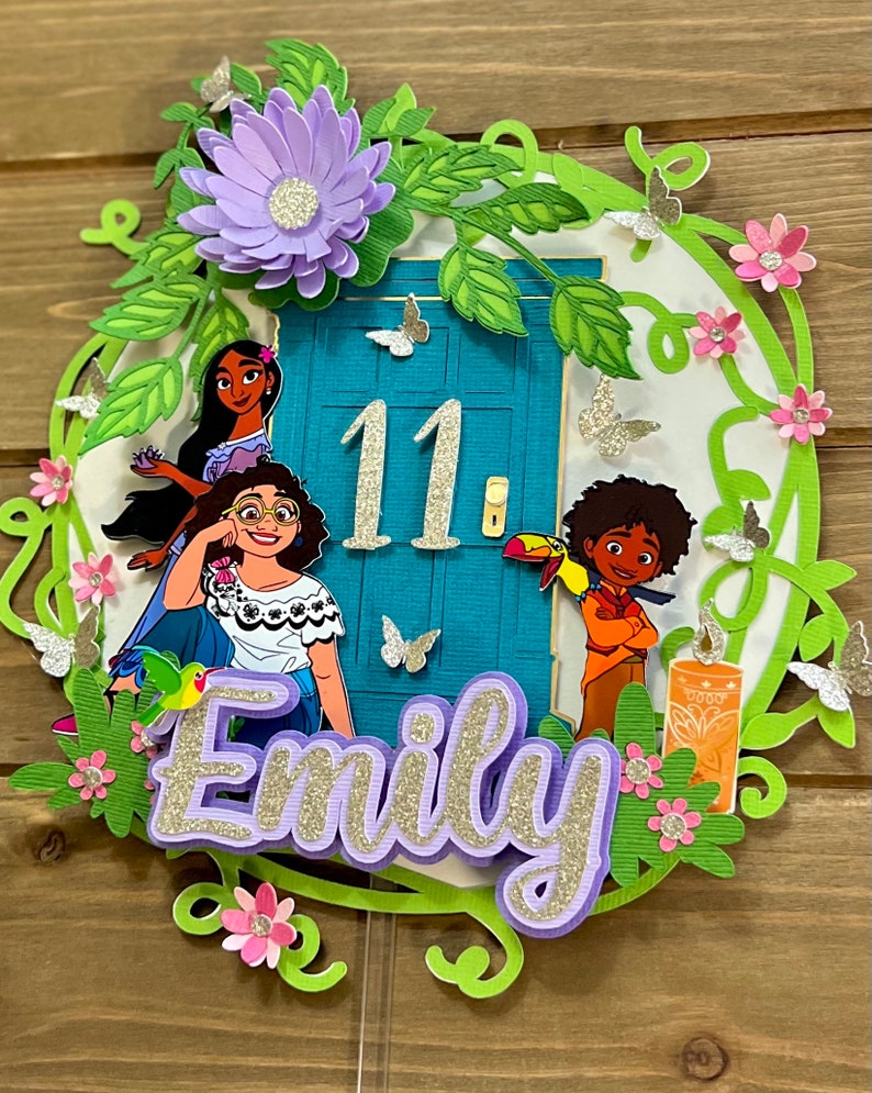 Encanto Cake Topper Images Printable ENCANTO Cake Topper Isabela ...