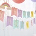 Pastel Rainbow Birthday Banner / Rainbow Happy Birthday banner - Etsy ...