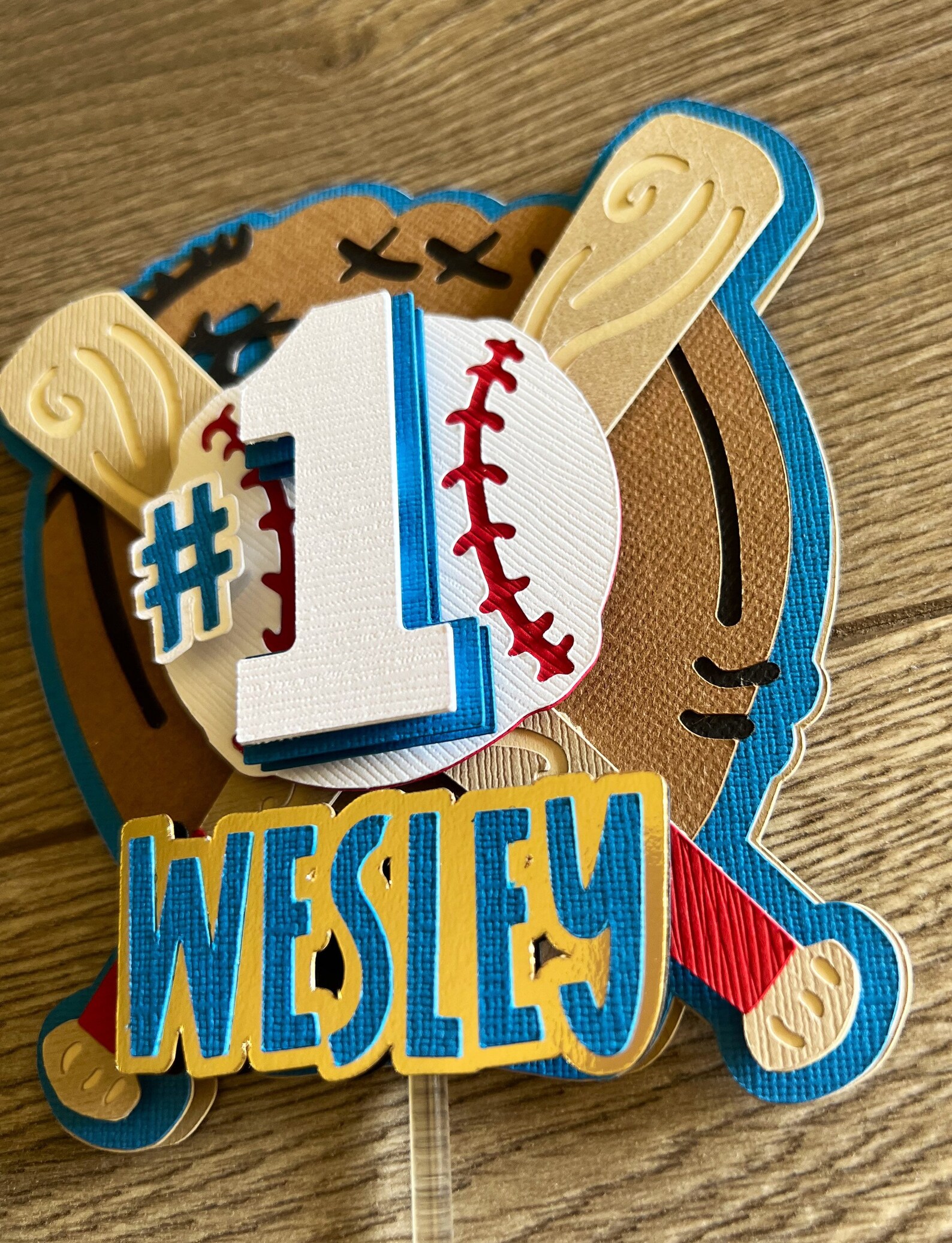 Baseball Cake Topper T Ball Cake Topper Rookie of the Year - Etsy