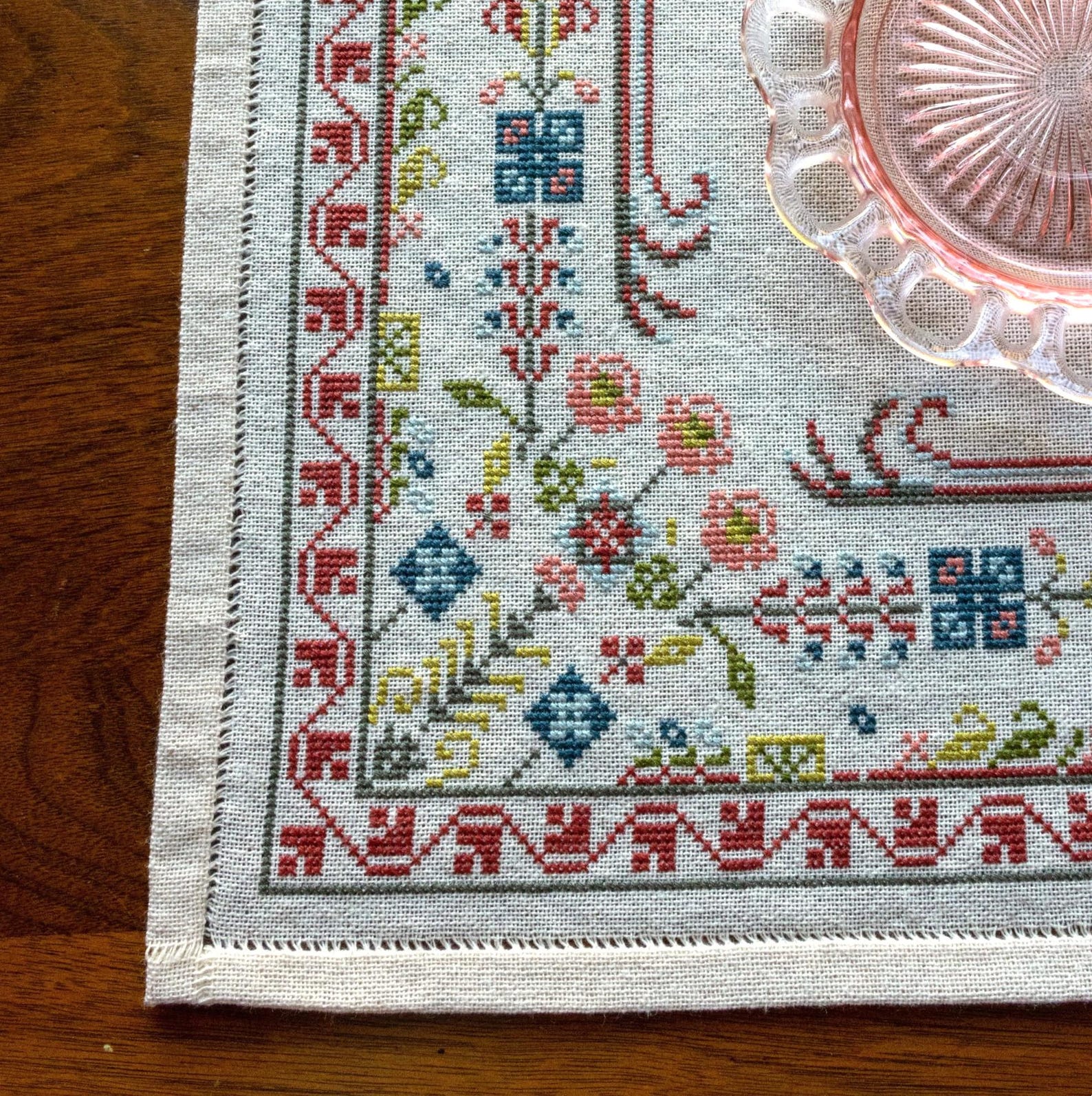 Evangeline Border Cross Stitch Kit: Avlea Folk Embroidery - Etsy