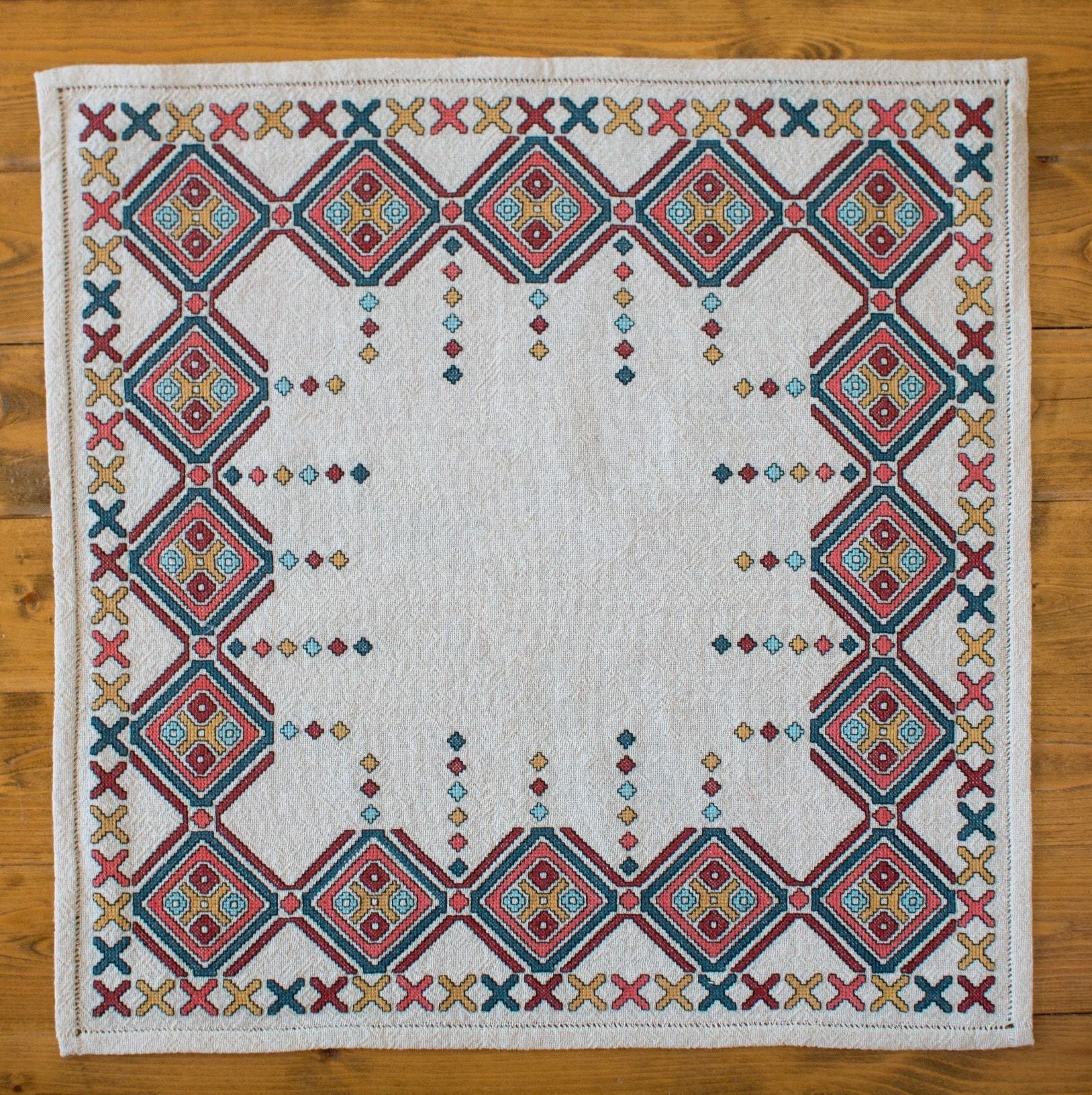 Etruscan Diamonds Avlea Mediterranean Folk Embroidery Kit or Pattern ...