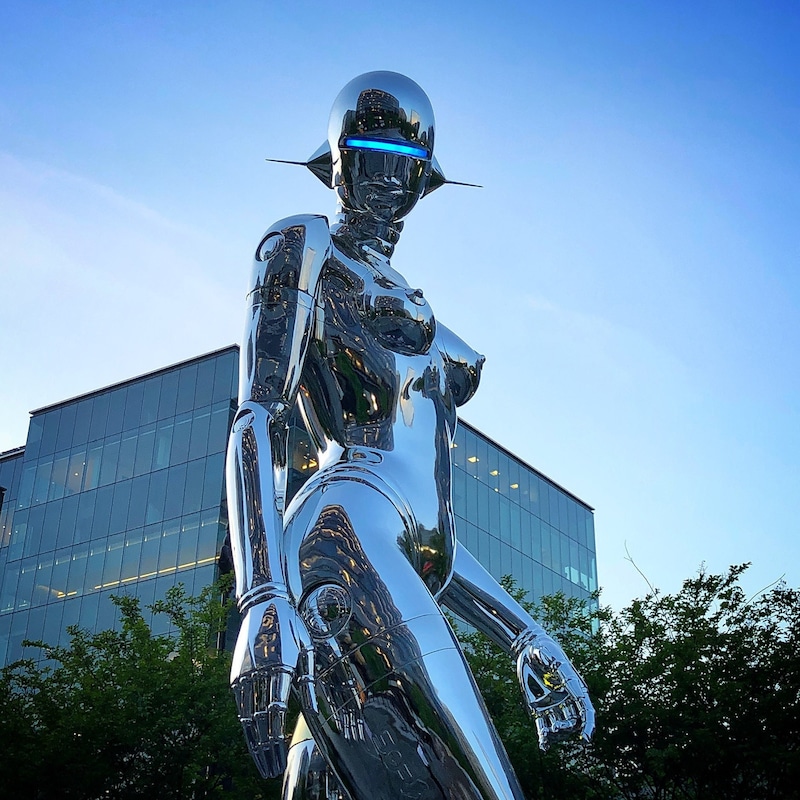 Robot Sculpture - Etsy