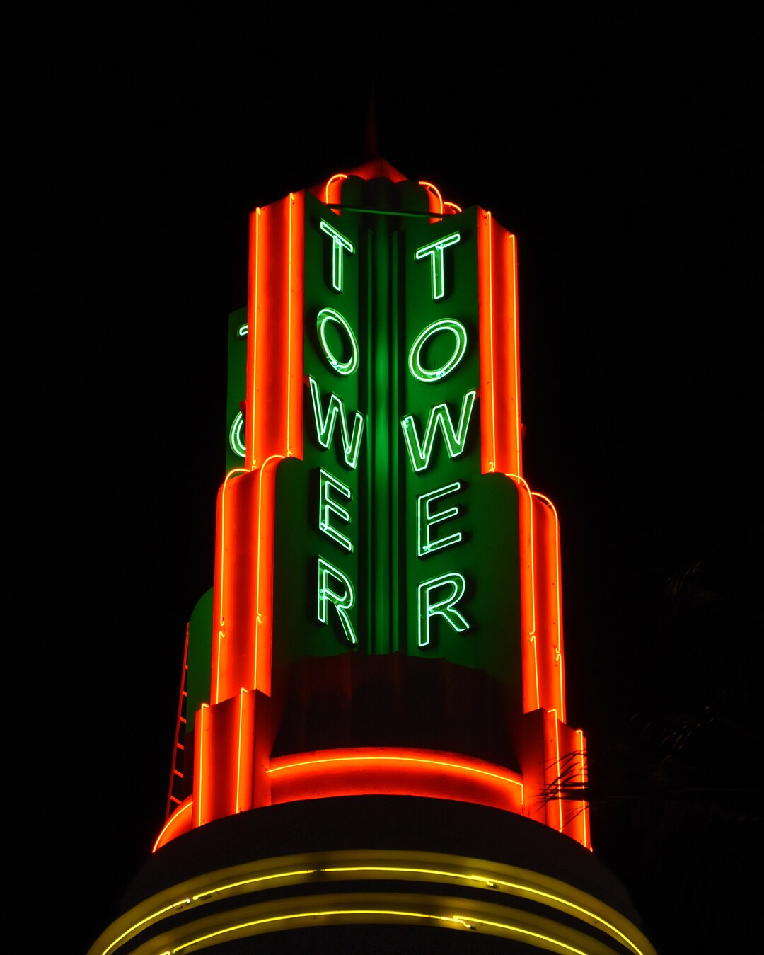 Tower Marquee | Sacramento California | Neon Sign | Tower Records ...