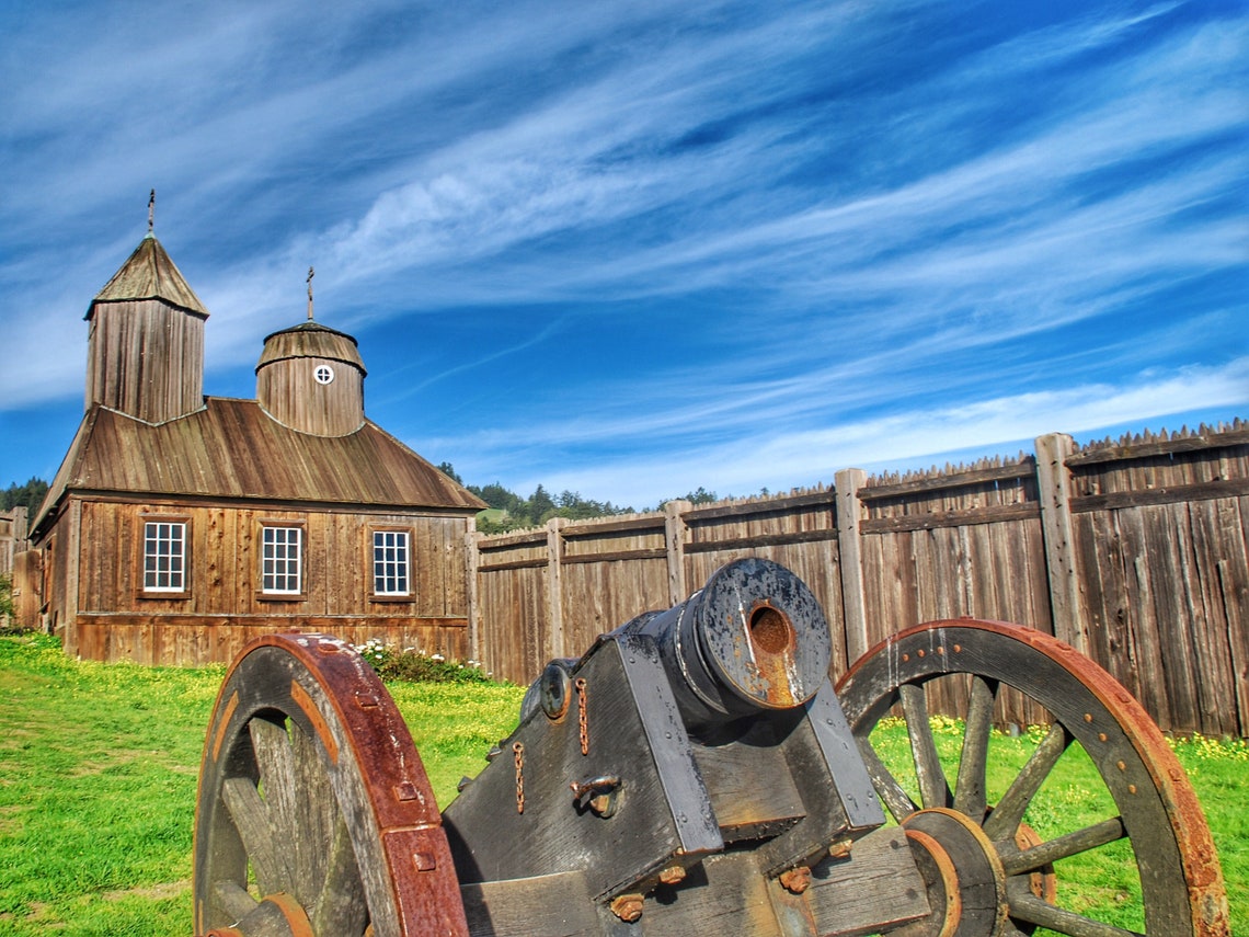 Fort Ross Cannon Historic State Park California Sonoma - Etsy