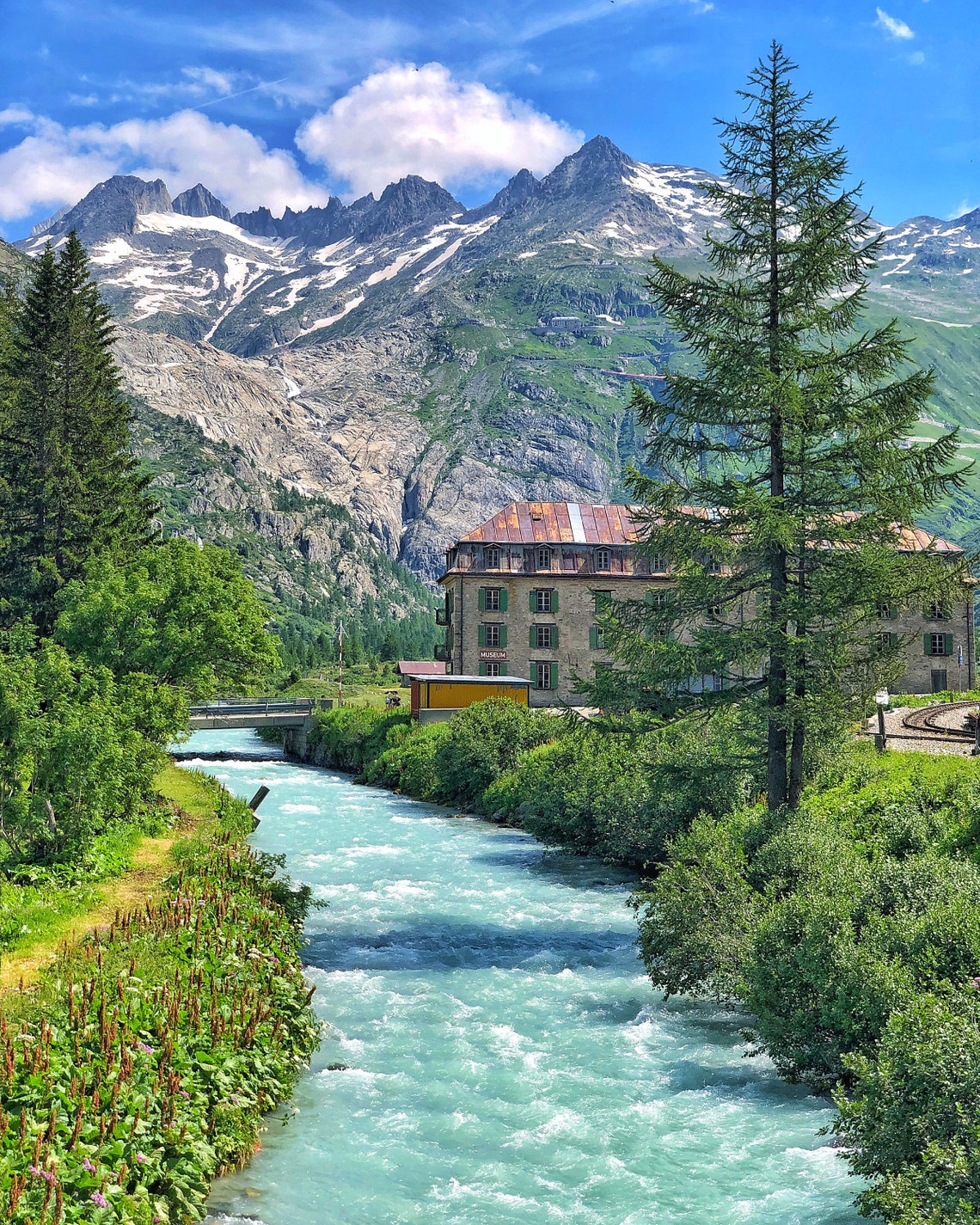 Rhône à Gletsch | Switzerland Valais Wallis | Swiss Alps Alpine Glacier ...