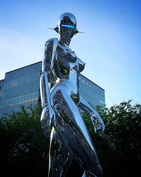 Cyborg Stare Haute Couture High Fashion Robot Sculpture | Etsy