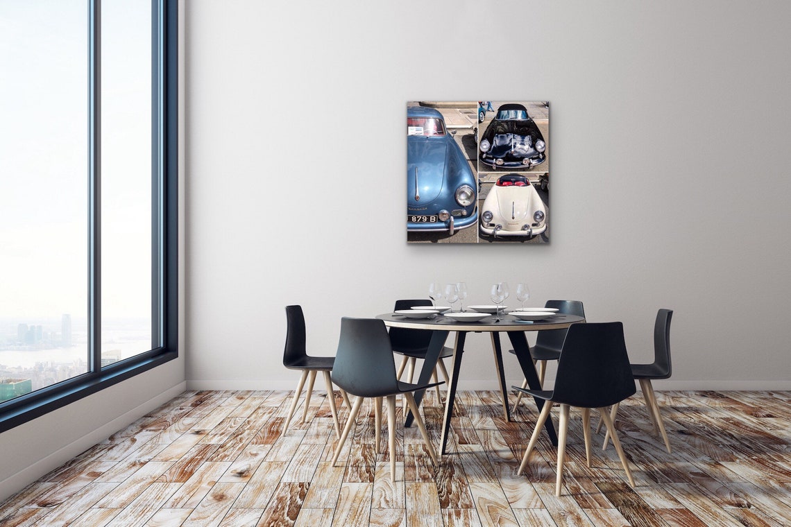 Porsche Roadsters | Collage | Restaurant Decor | Classic Car | Canvas ...