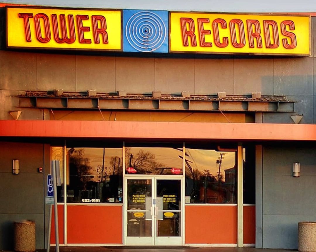 Tower Records #1 | Watt Avenue Sacramento California | Neon Sign ...