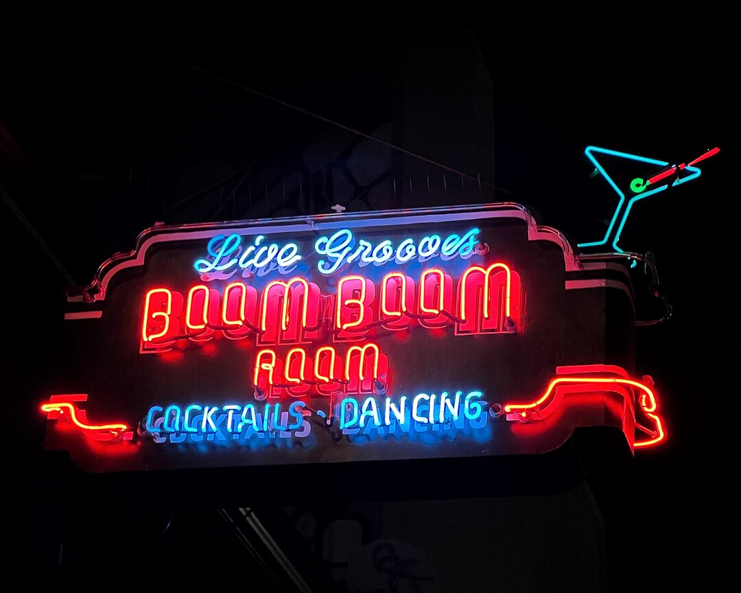 Boom Boom Room | San Francisco California | Neon Sign | Night Club ...