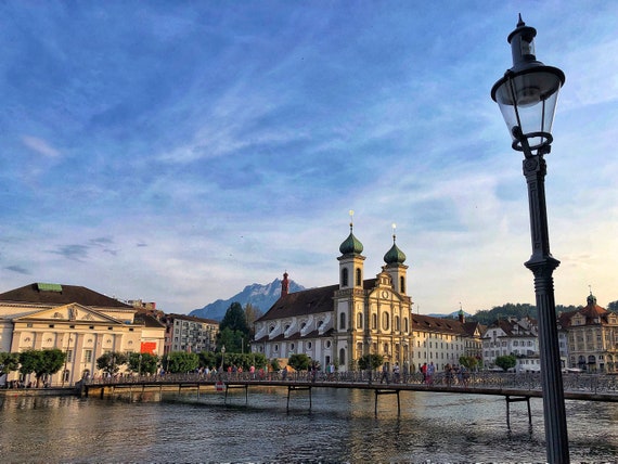 Jesuit Church Lucerne Switzerland Schweiz Luzern Suisse | Etsy