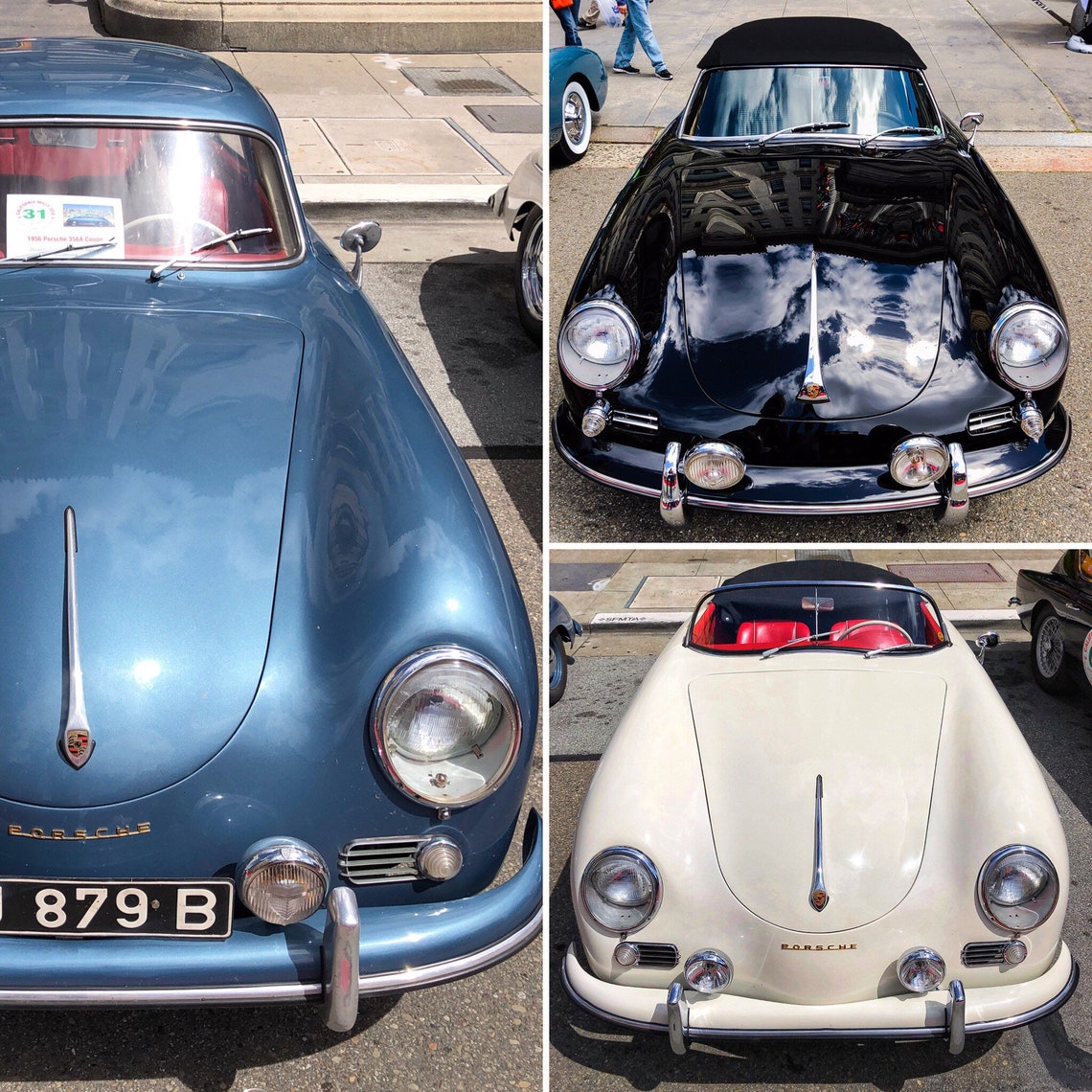 Porsche Roadsters | Collage | Restaurant Decor | Classic Car | Canvas ...