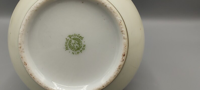 Nippon Morimura Poppy Vase Rescue Me Vintage SE With Gold - Etsy