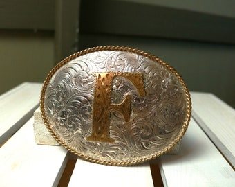 Vintage Hand Belt Buckle - Etsy