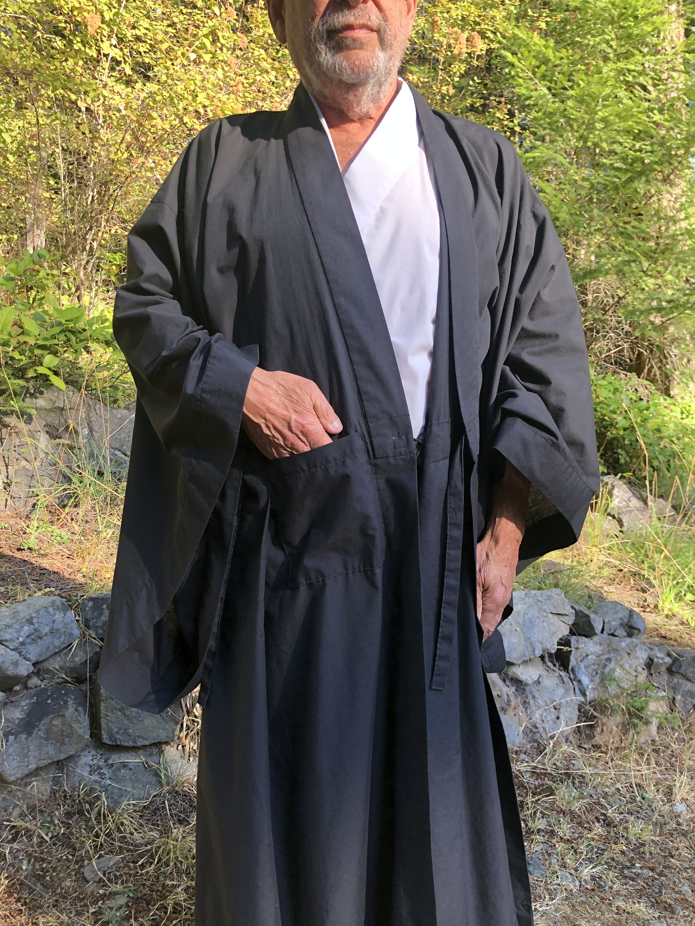 Lay Zen Robe ( Black, Grey or Navy ) - Etsy