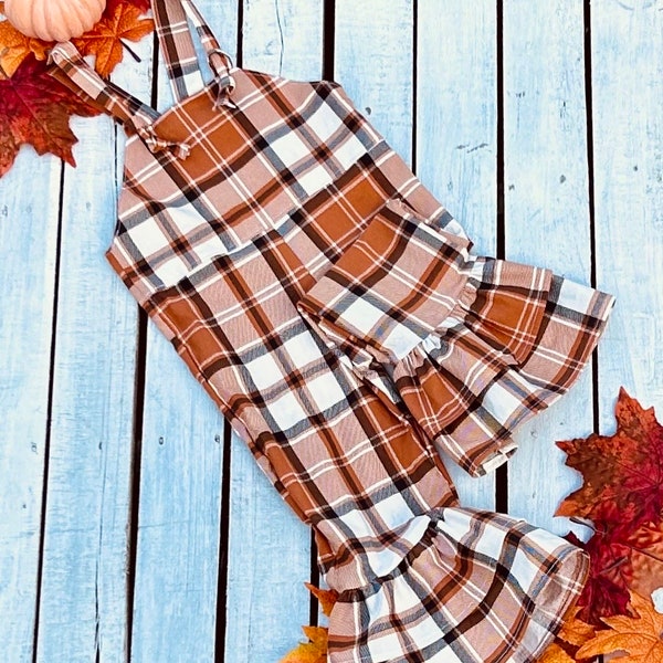 Ruffle Overalls - Etsy