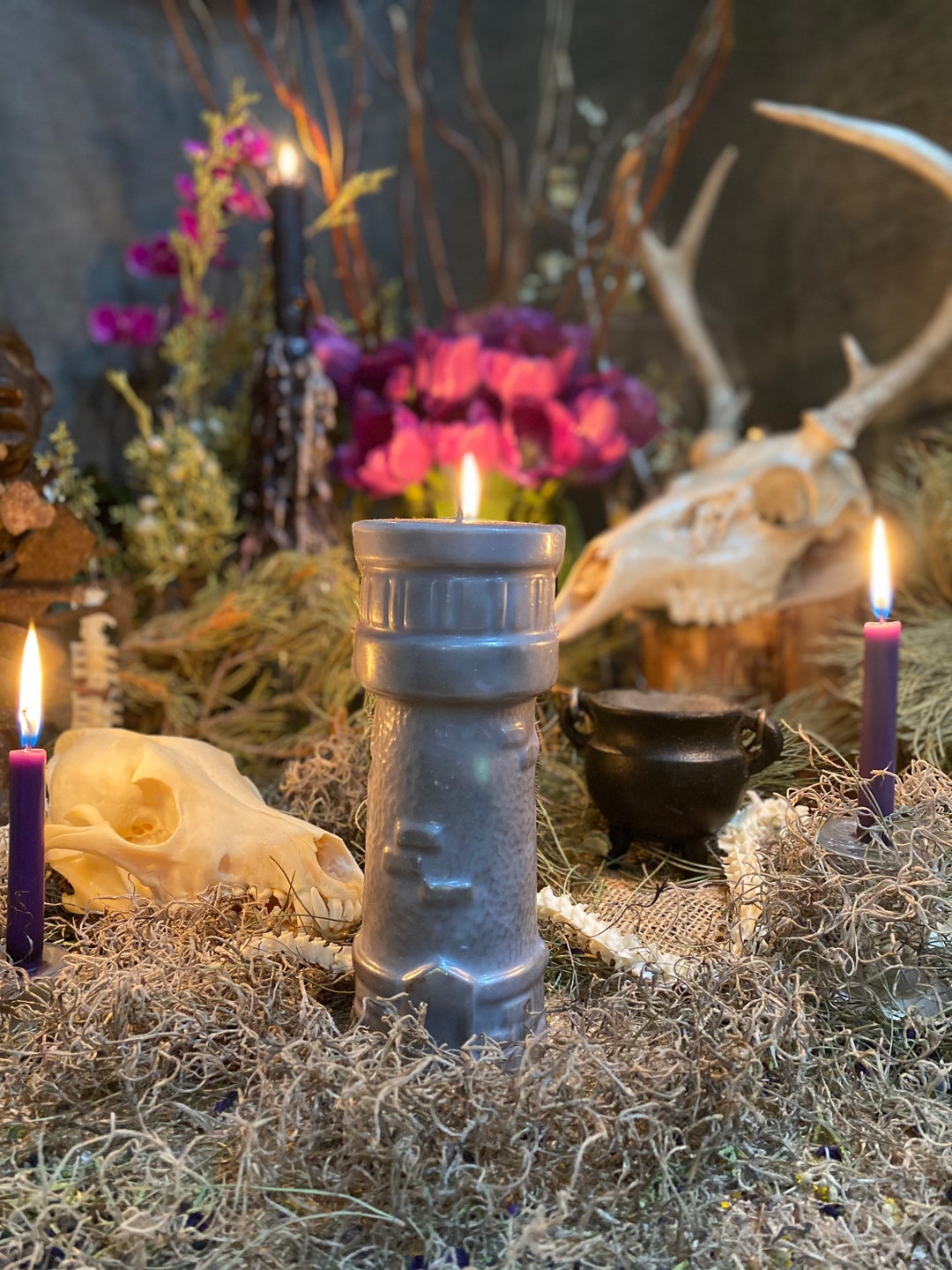 Tower Figure Candle + Tarot + Destruction + Overcome Enemies + Destroy ...