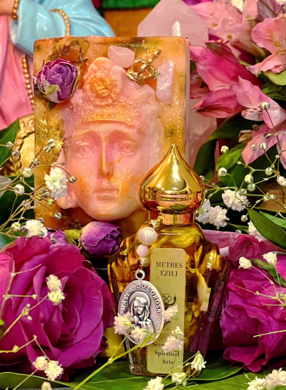 Metres Ezili Freda Love & Luxury Oil mater Dolorosa | Etsy